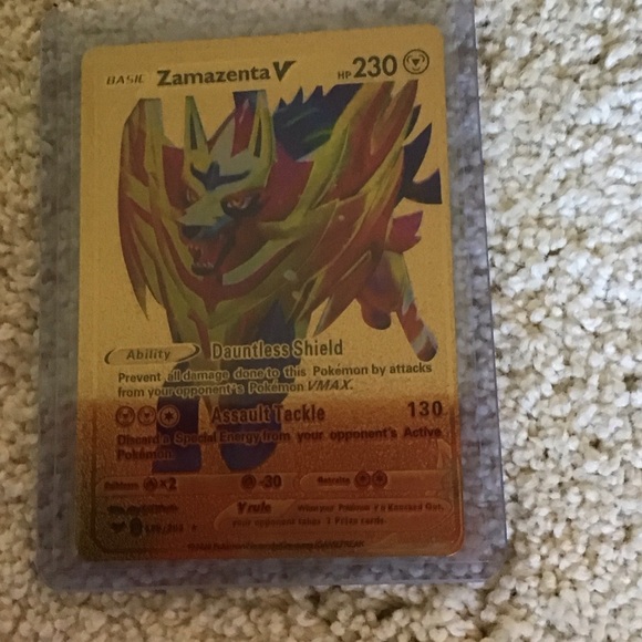 Toys | Zamazenta V Pokmon Card | Poshmark